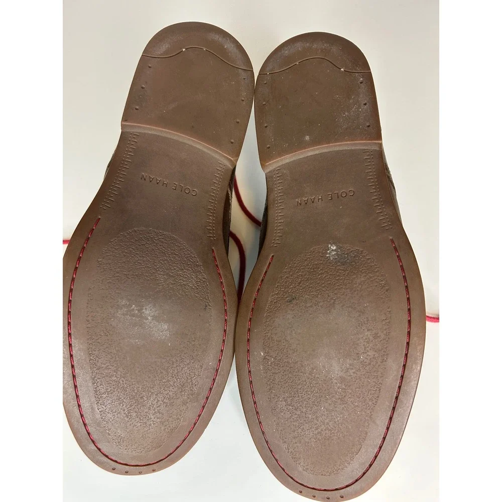 Shoes | Cole Haan Kennedy Chukka Aesthetic Boots Brown Leather Red ...
